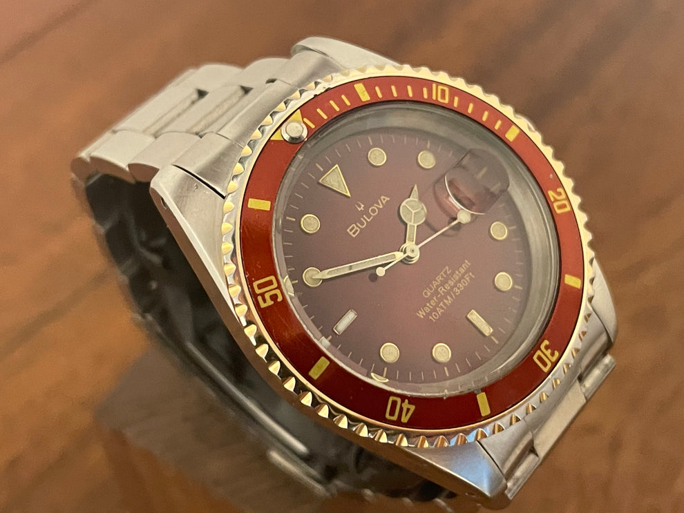 (1990s) Bulova "Submariner" diver – WATCH WAVE