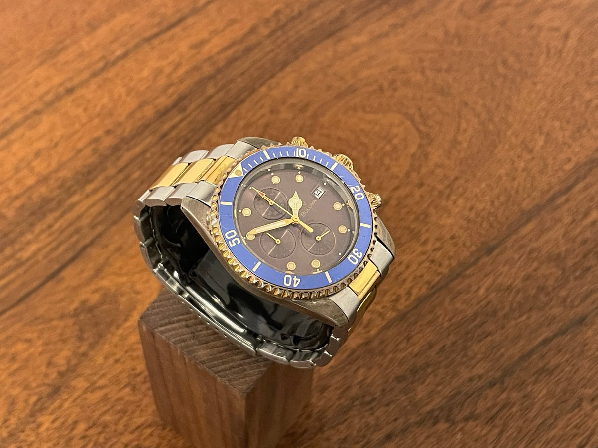 (1990s) Bulova "Submariner" chronograph diver – WATCH WAVE