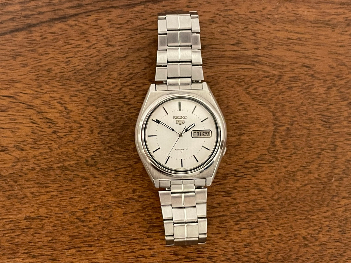 (1983) Seiko 5 Automatic 7009-876A day/date automatic (full service) – WATCH WAVE