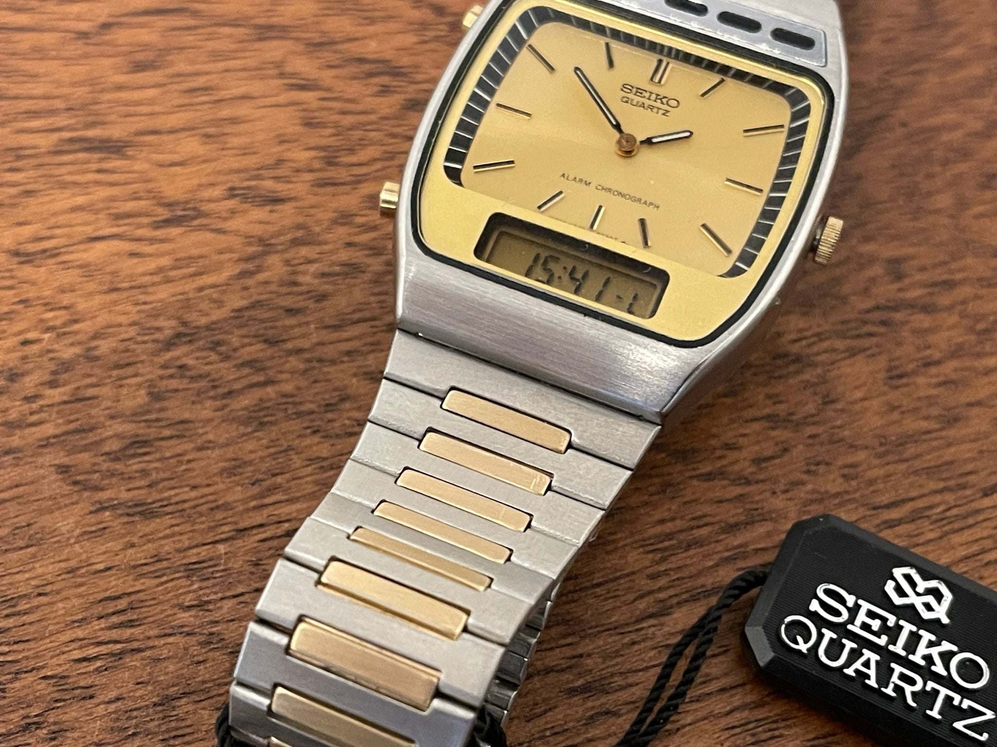 (1990) Seiko H249-503A Alarm Chronograph (NOS) – WATCH WAVE
